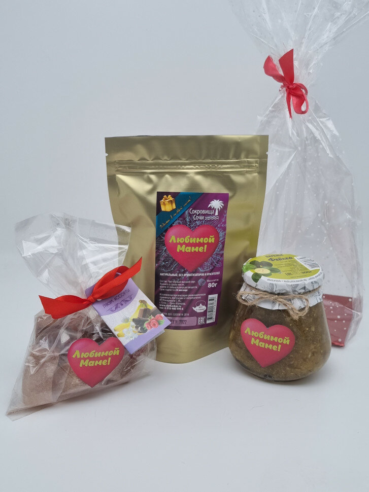 Набор чай, лукум, варенье Любимой маме