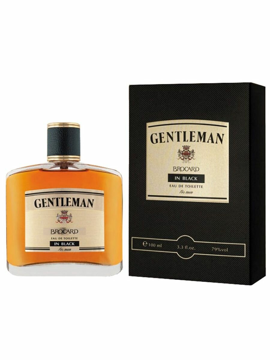 Туалетная вода Brocard Gentleman in Black, для мужчин, 100мл, 2022