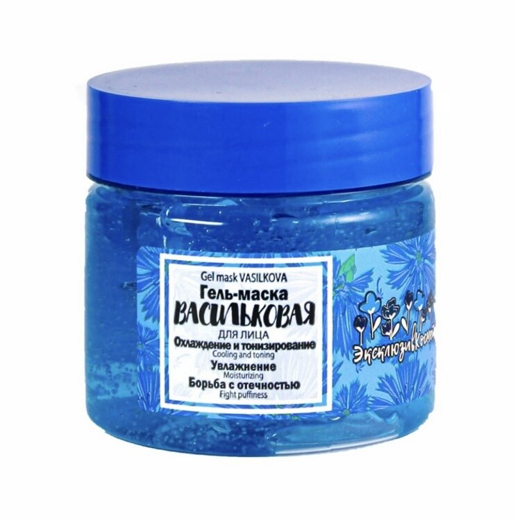 Эксклюзивкосметик Гель-маска для лица Васильковая, 150 г