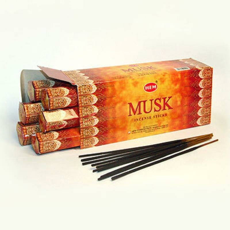 Благовония HEM Musk - Мускус, 20 палочек