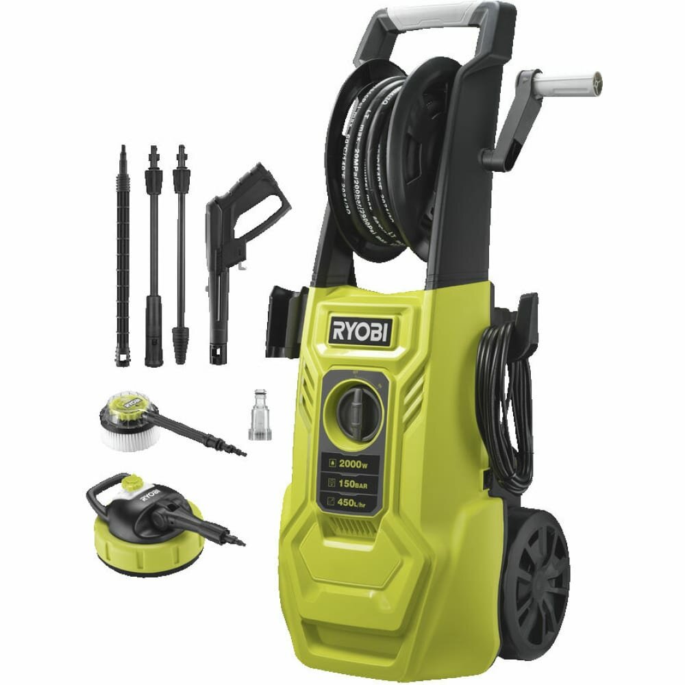 Мойка высокого давления Ryobi RY150PWA 5133005371 для мойки автомобиля