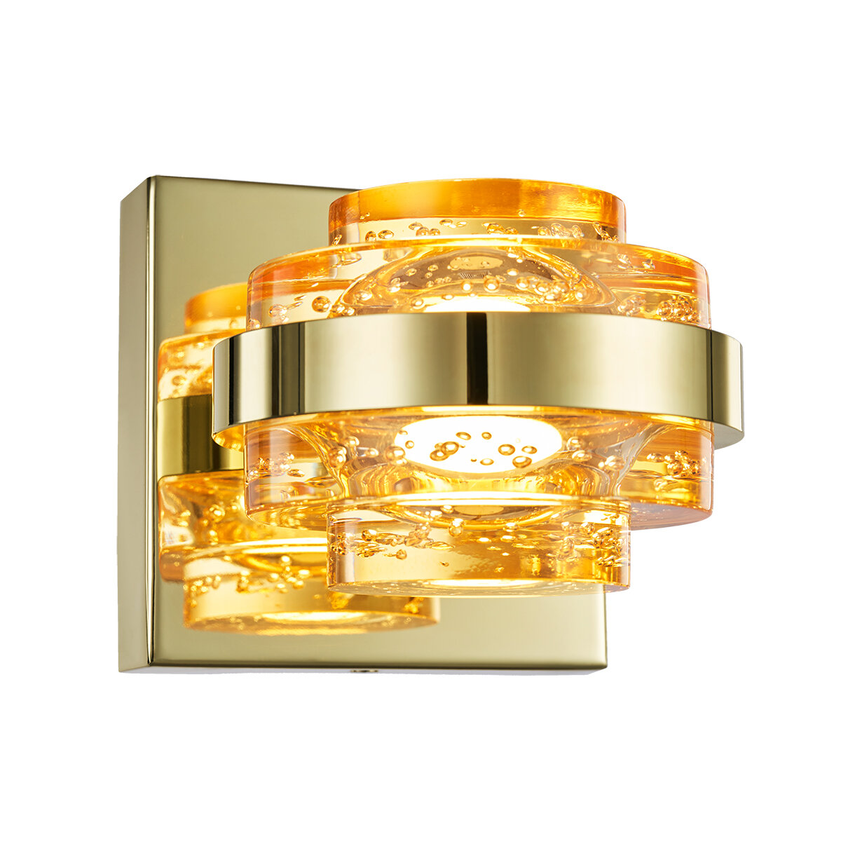 Настенный светильник Delight Collection Indiana MB22030002-1A gold/champagne, Золотой/Шампань, LED, 1 x 5 Вт.