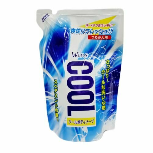 Nihon Detergent Охлаждающее мыло для тела, с ментолом и ароматом мяты, для мужчин и женщин Wins Cool Body Soap 340 г