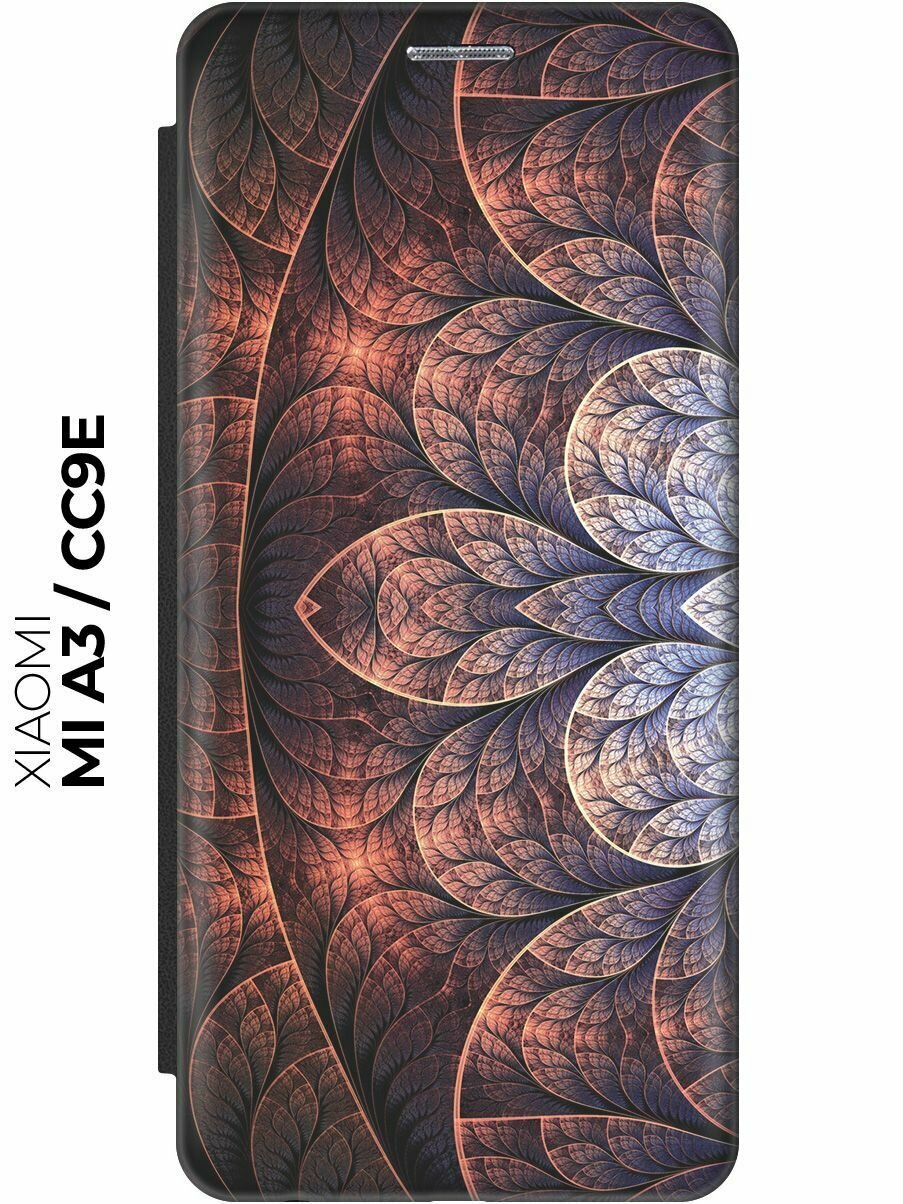Чехол-книжка Умиротворенность на Xiaomi Mi A3 / CC9e / Сяоми Ми А3 / Ми СС9е черный