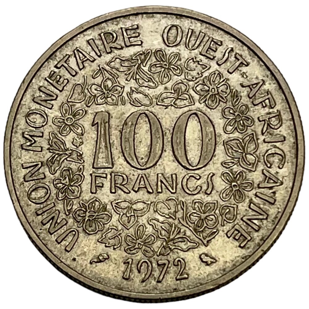 Западно-Африканские Штаты (BCEAO) 100 франков 1972 г.