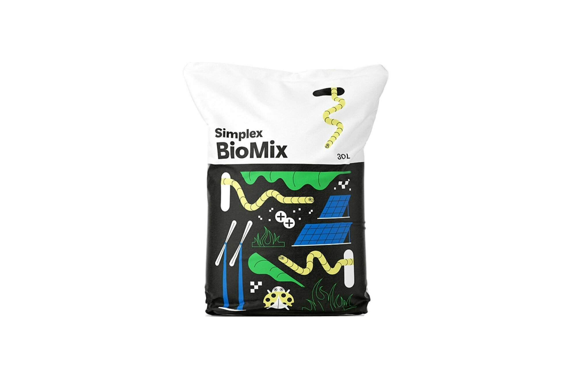 Органическая обогащенная почва Simplex Субстрат BioMix 30 л