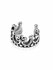 Серьги каффы Spikes, серебристый