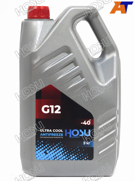 Антифриз (ULTRA COOL/ G12/ 5 кг./ -40 C/ красный) HOSU арт. HSCL0002