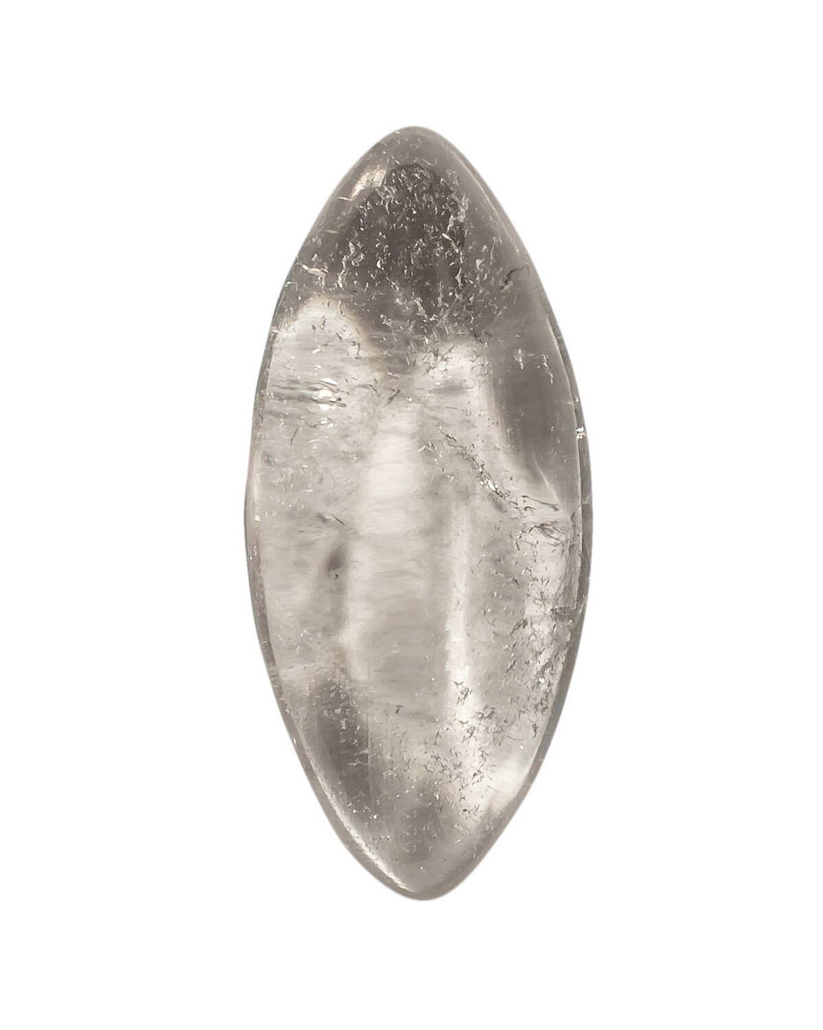 Кабошон-линза дымчатый кварц 29х13х10 мм.