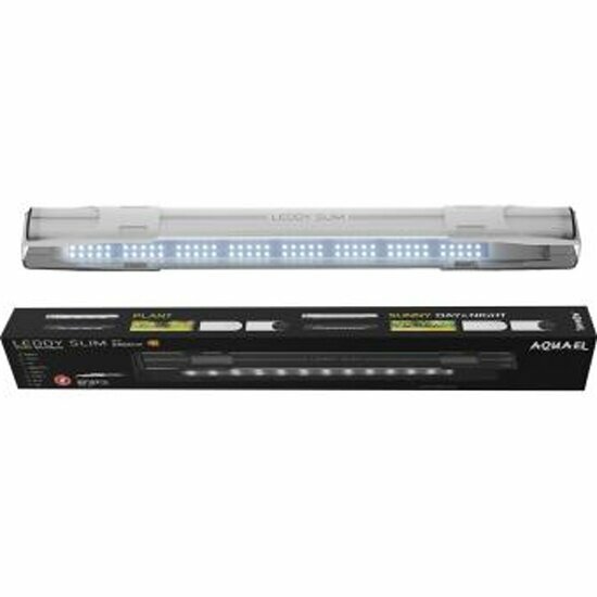 Светильник светодиодный Aquael LEDDY SLIM 32W SUNNY DAY&NIGHT белый, для аквариума 80-107см 32W
