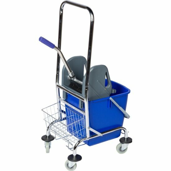 Тележка для мытья полов Luscan Professional с отжимным прессом Luscan Prof, 26л, 56x40x94см