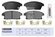 M2625034 MARSHALL Колодки тормозные CHEVROLET CRUZE/OPEL ASTRA J 16" 10- передни...