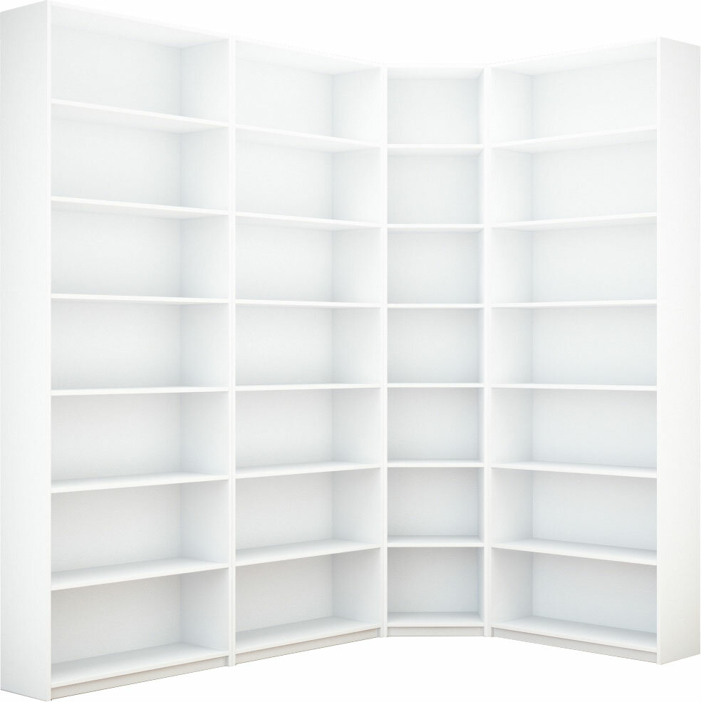 Стеллаж Билли белый дизайн IKEA