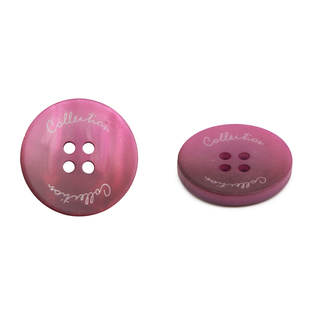 CB 3643 Пуговица 'Collection' 36L (23 мм), 4 прокол, пластик (бордовый), 36 шт