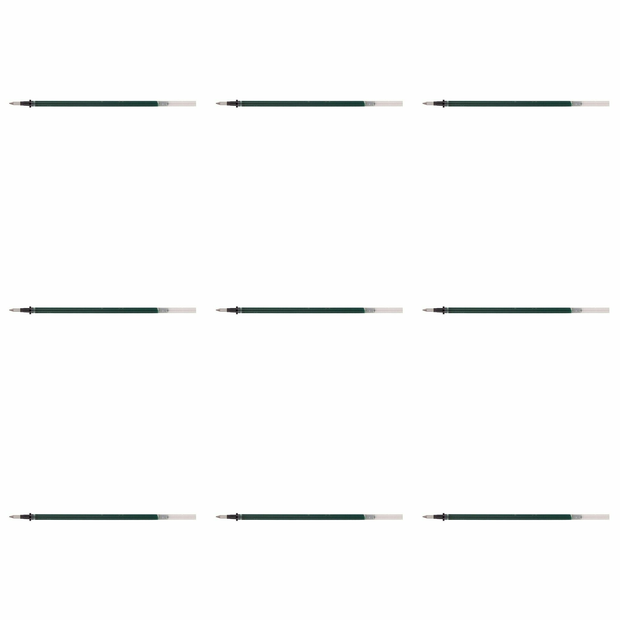 Attache Economy Стержень гелевый для ручки Зеленый, 139 мм, 9 шт/