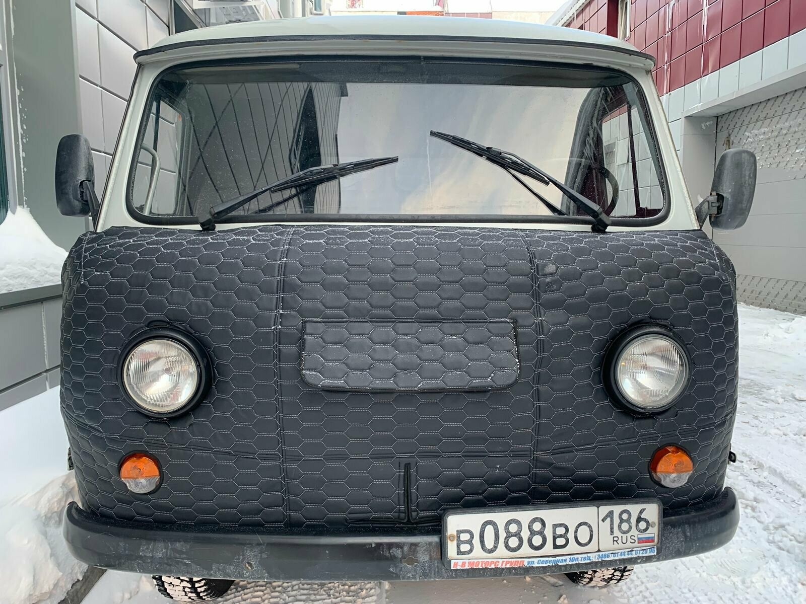 Утеплитель радиатора с кармашком для "УАЗ Буханка"