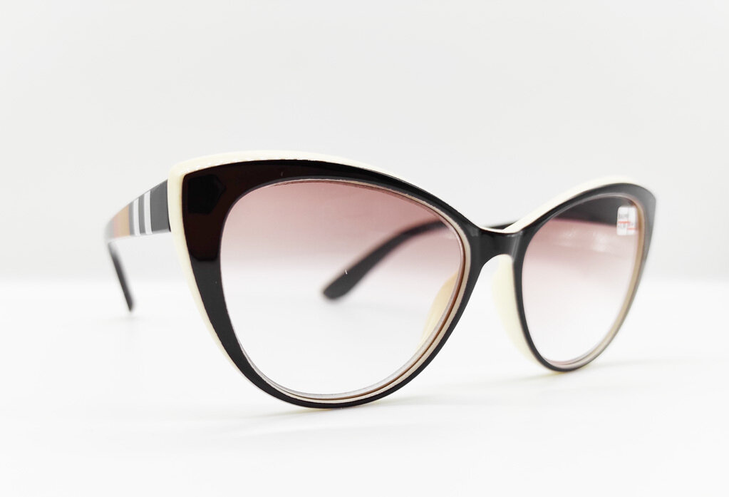 Крутые, готовые очки с градиентной тонировкой -3.5