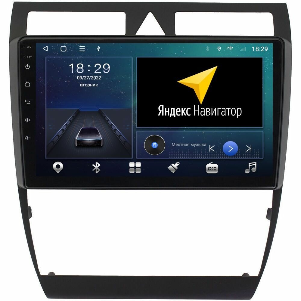 Магнитола Epic T18 Audi A6 C5, C6 1997-2008 - Android 12 - Процессор 8 ядерный - CarPlay - IPS экран - DSP - 4G(Sim)