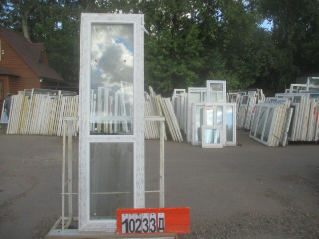 Двери Пластиковые БУ 2300(в) х 680(ш) Балконные WHS