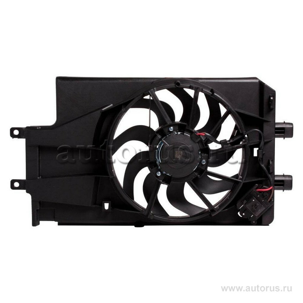 Э/вентилятор охл. для а/м лада 2190 гранта (15-) (с кожухом и резист.) a/c+ (тип kdac) luzar lfk 0194