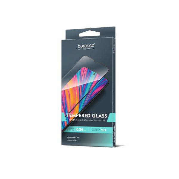 Защитное стекло Borasco Tempered Glass для Infinix HOT 30/30 Play/Note 30 Full Glue Black