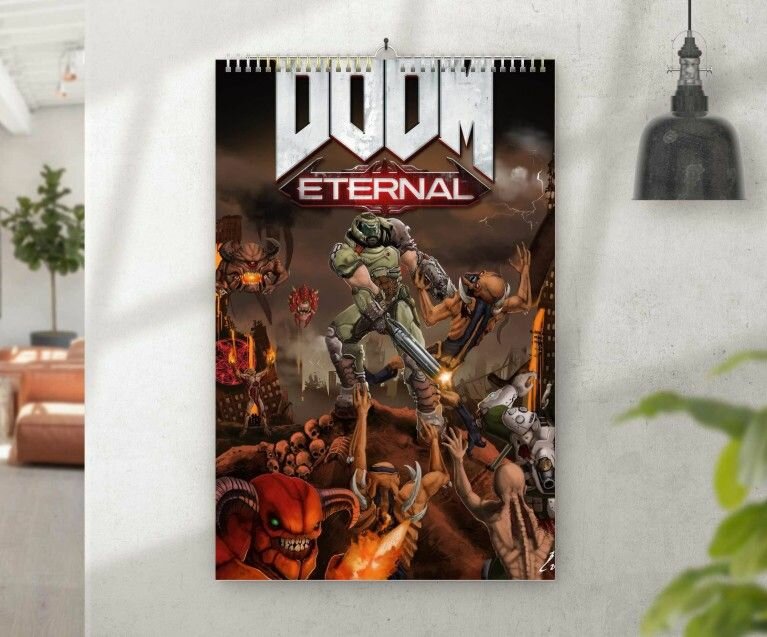 Перекидной календарь Doom/ Дум №16, А4