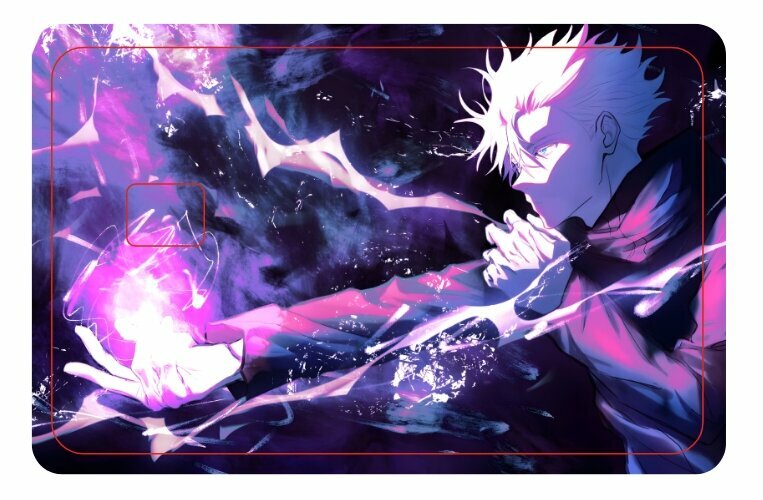 Наклейка на банковскую карту, стикер на карту, мемы, приколы, комиксы, стильная наклейка, аниме