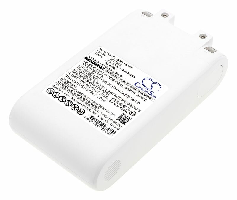 Аккумулятор Cameron Sino для пылесоса Xiaomi G9, Dreame T20, Dreame G9, Dreame T10, p/n: P2045-7S1P-BC, P2010-7S1P-BW, 2400мАч