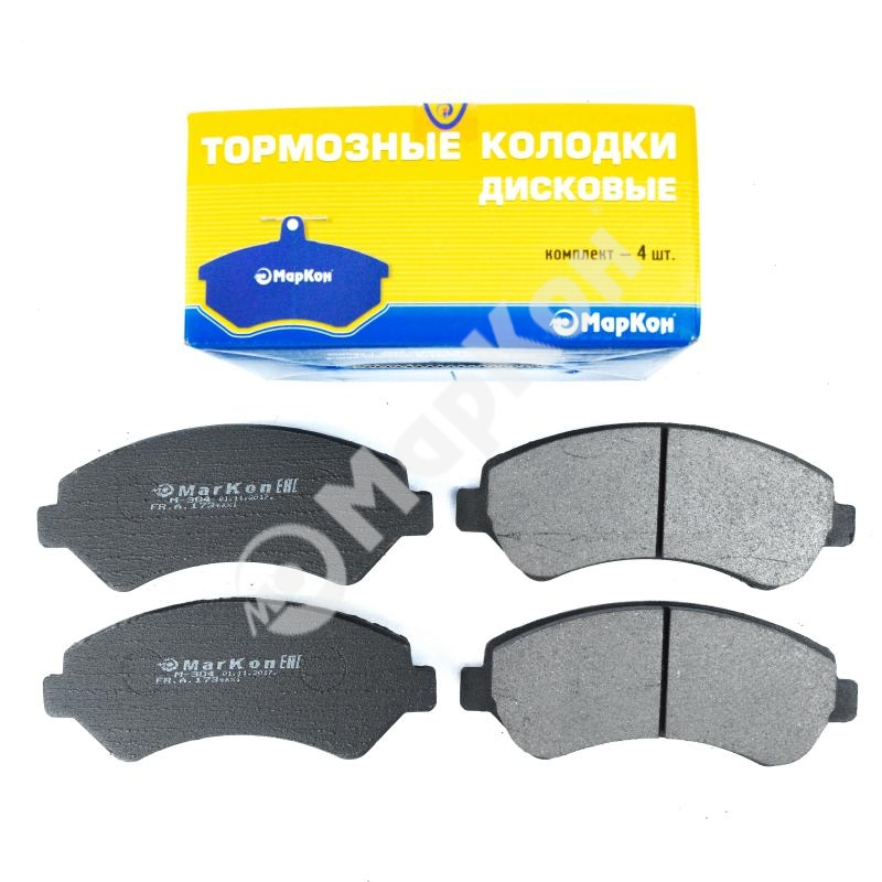 Маркон 17300190 колодки тормозные дисковые