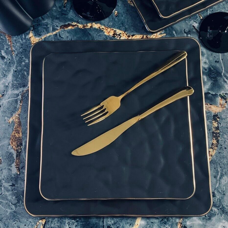 Квадратное блюдо 31х31см марокко 1 шт.