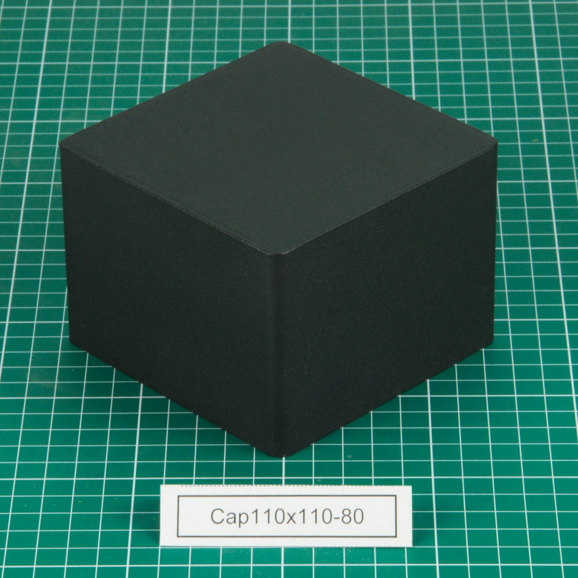 Cap110x110-80 Колпак (кожух) для трансформатора. Внешний размер колпака (ДхШ-В) 110x110-80 (мм)