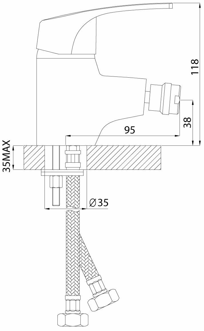 Смеситель Rossinka D40-51