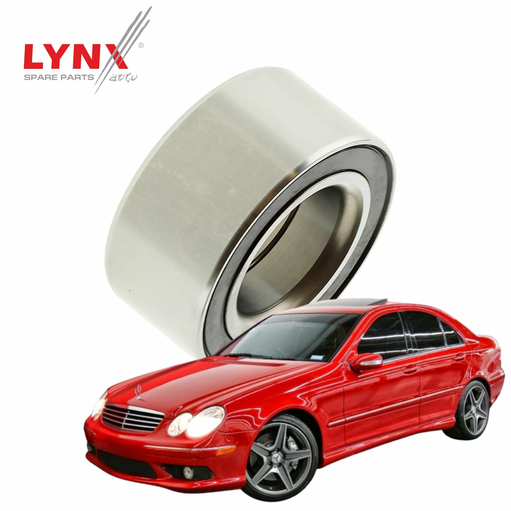 Подшипник ступицы Mercedes-Benz C-Class (2) / Мерседес Ц-класс 2000 2001 2002 2003 2004 2005 2006 2007 / задний, 1 шт LYNXauto
