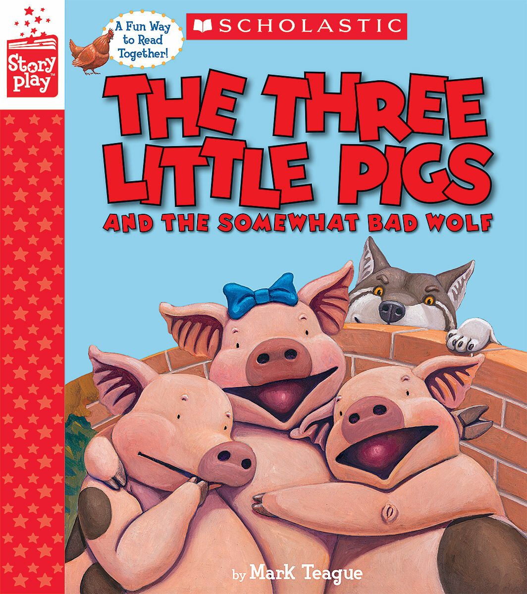 The Three Little Pigs and the Somewhat Bad Wolf / Книга на Английском