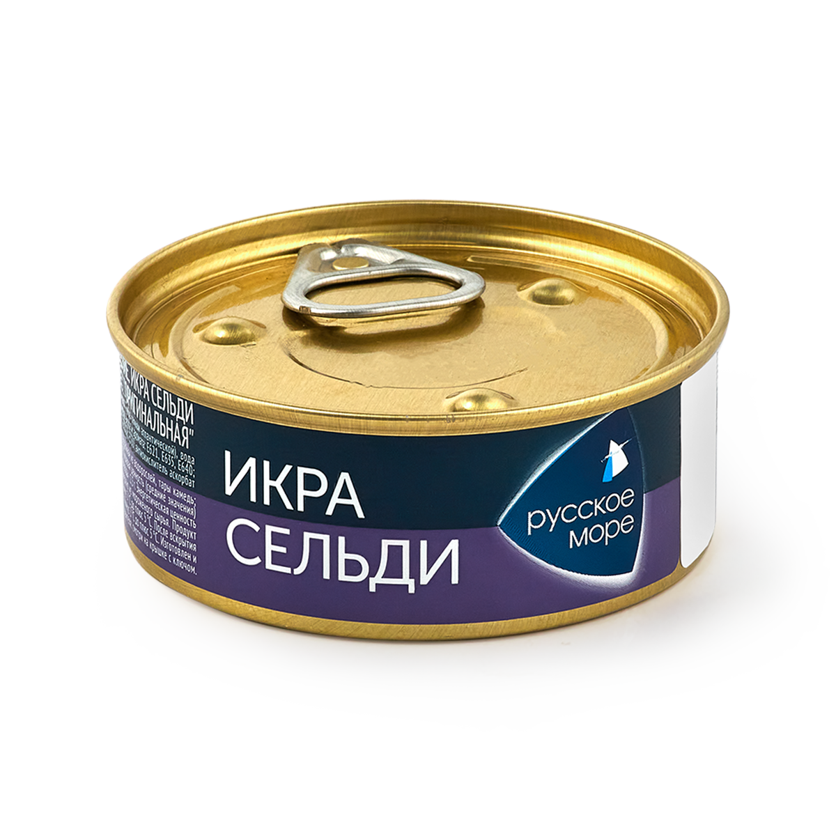 Икра деликатесная Русское Море, сельдь, жестяная банка, 100г