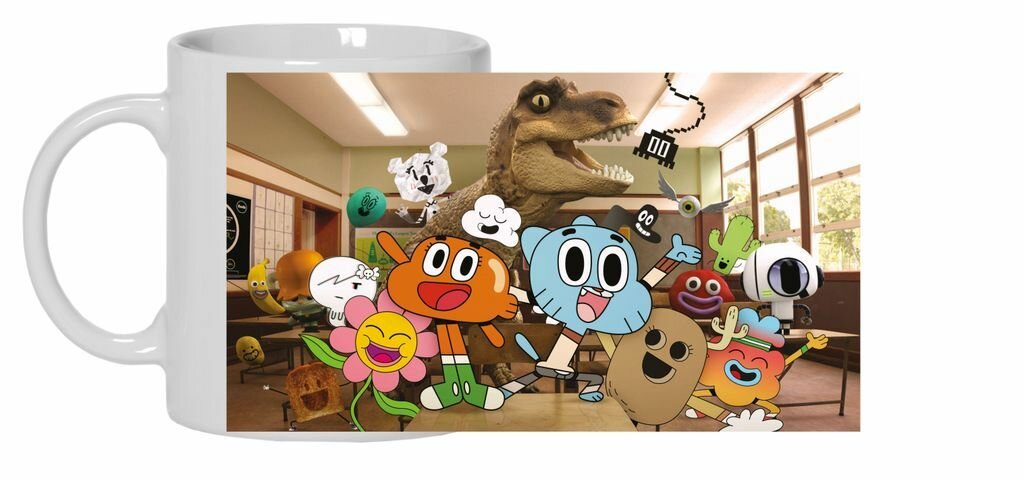 Кружка-хамелеон Удивительный мир Гамбола, The Amazing World of Gumball №3