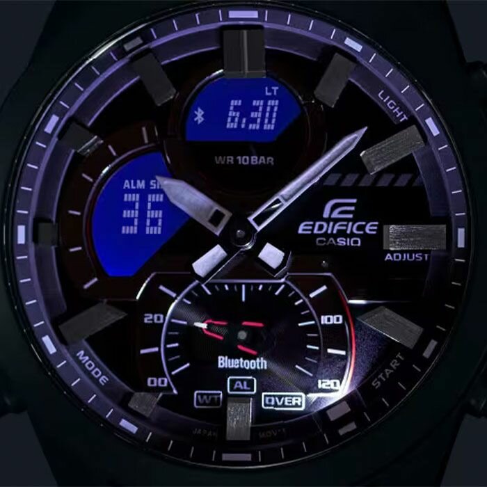 Наручные часы CASIO, синий, черный, серебряный — фото 1