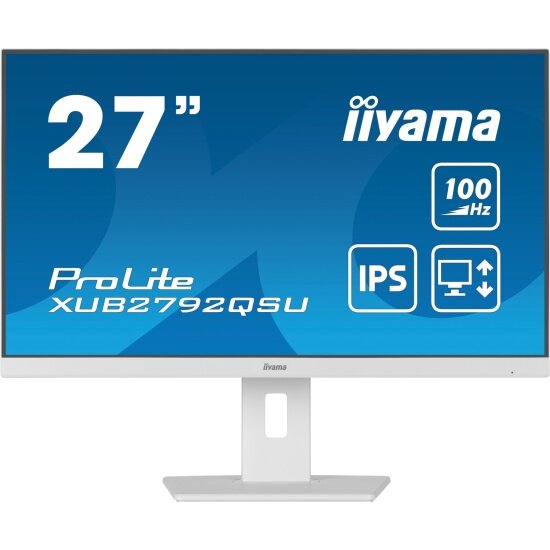 Монитор Iiyama ProLite XUB2792QSU-W6 27" белый