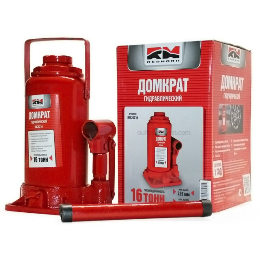 RED MARK RM20216 Домкрат гидравлический 16т.(высота мин/макс 225/425мм) "RedMark"