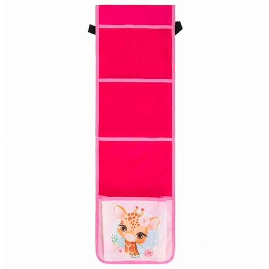 Кармашки-органайзер Юнландия в шкафчик для детского сада , 5 карманов, 21х68 см, "Giraffe", 271428