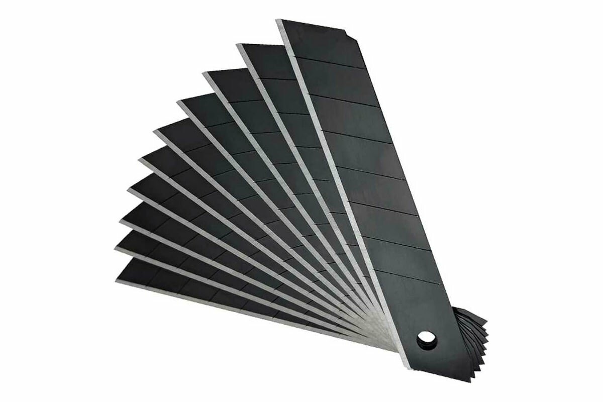 Vertextools лезвия каленые сегментированные 18 мм набор 10 шт 0029-18-01 для работ