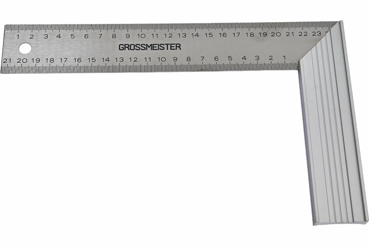 GROSSMEISTER PRO столярный угольник 250 мм 009019001 для точной разметки углов
