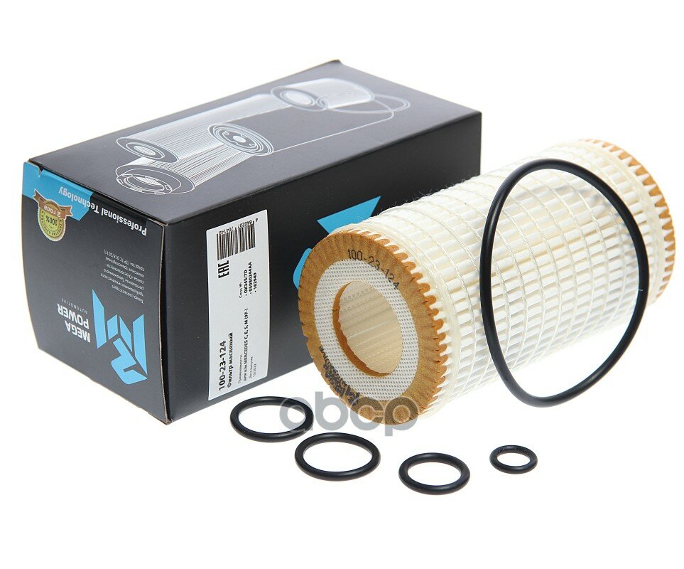 Фильтр масляный MERCEDES C, E, S, M (97-) MEGAPOWER MEGAPOWER Automotive арт. 100-23-124