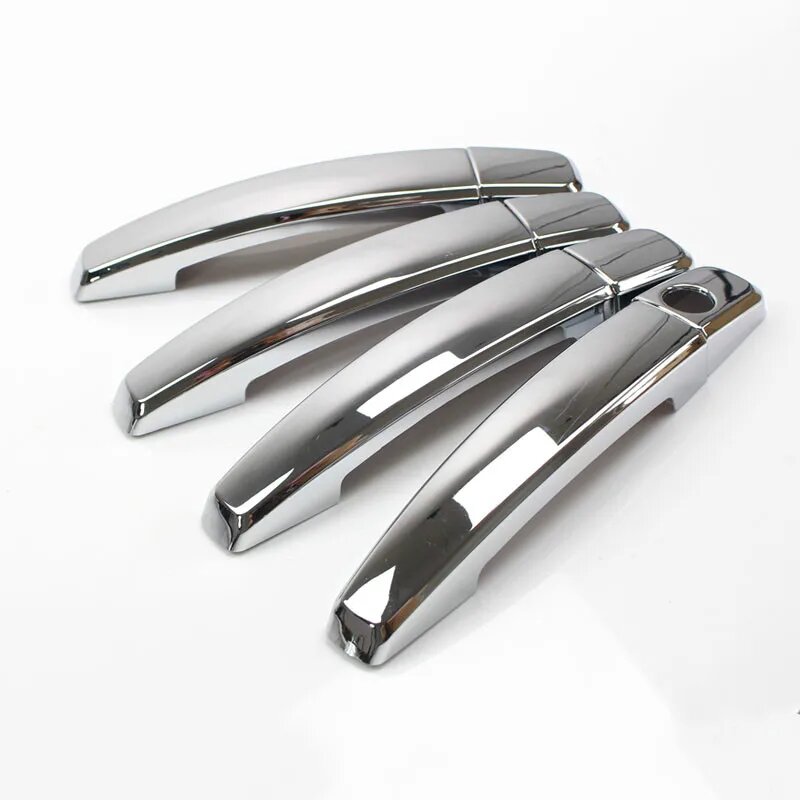 Для Opel Antara 2006-2015 Vauxhall Antara хромированная черная дверная ручка автомобиля, накладка, наклейки, аксессуары для стайлинга silver