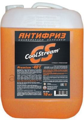 COOLSTREAM CS-010103 Антифриз COOLSTREAM Premium оранжевый G12, G12+ 10л