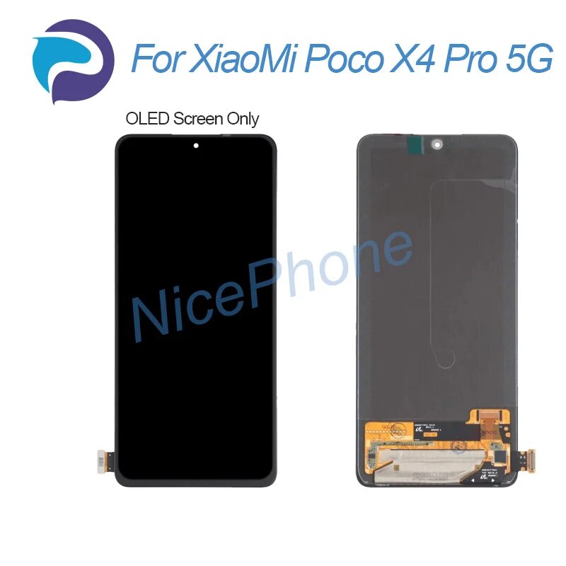 ЖК-дисплей для XiaoMi Poco X4 Pro 5G, сенсорный экран с дигитайзером в сборе, OLED Screen Only