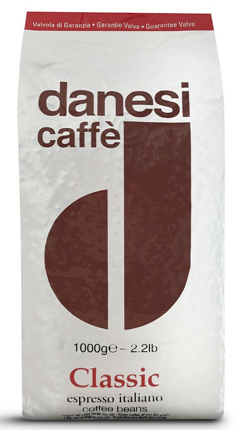 Итальянский кофе в зернах Danesi Classic 1 кг пакет с клапаном (40003)