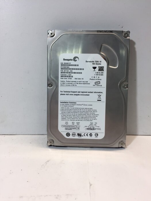 Жесткий диск 3.5" 160Gb Sata Seagate Barracuda ST3160815AS