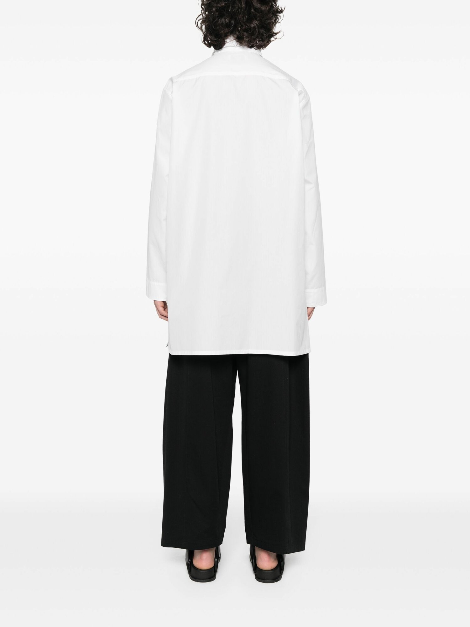 Рубашка Yohji Yamamoto, размер 52, белый — фото 1