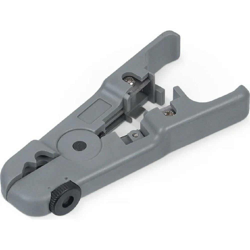 Cabeus Монтажный инструмент HT-S501B Инструмент для зачистки и обрезки витой пары UTP STP и телефонного кабеля диаметром 3.2 -9 мм, с регулировкой